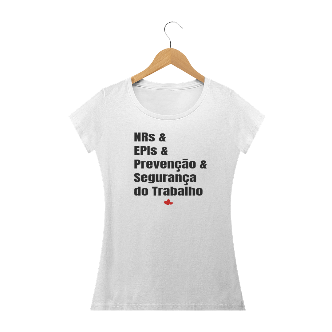 BABY LONG QUALITY Camisa NRs e EPIs Fem R$43,94 em