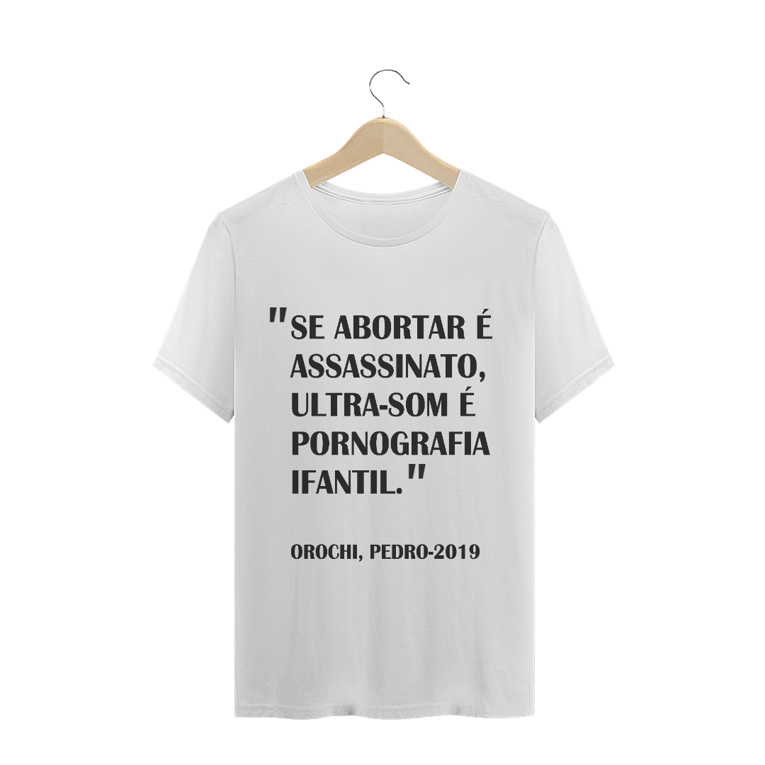 T-Shirt Quality Camisa Masculina Orochi Frases em