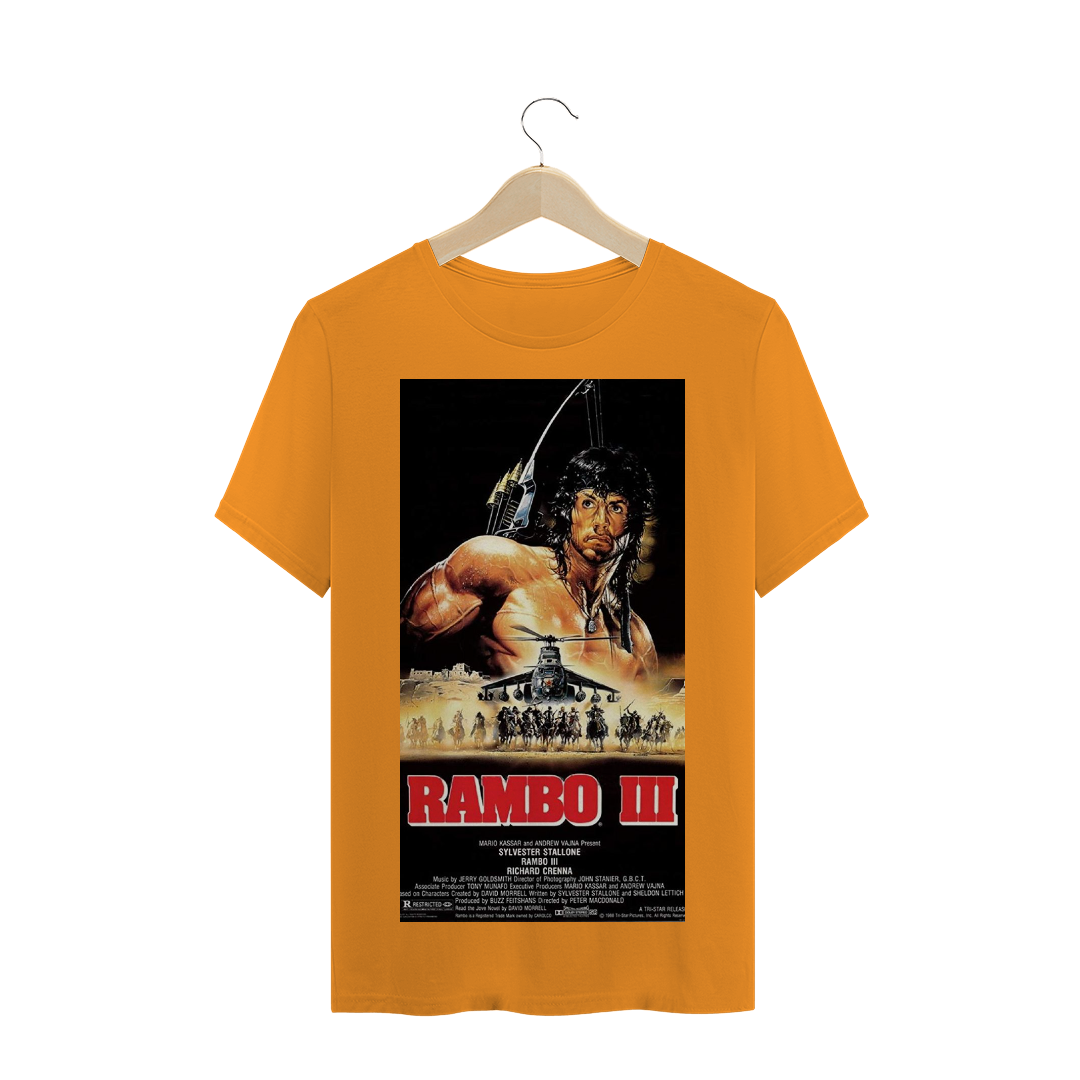 T-SHIRT QUALITY Rambo - cartaz 1 R$75,44 em Cinema anos 80