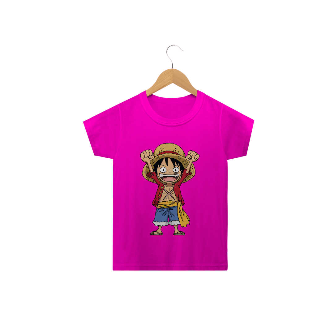Classic Infantil One Piece - Chibi Luffy (Infantil) R$39,90 em Pandarium