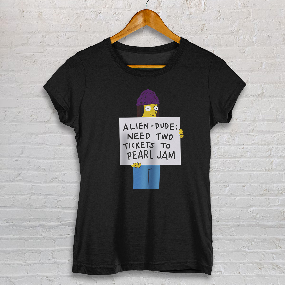 BABY LONG QUALITY BABY LOOK - PEARL JAM - SIMPSONS - JIMBO JONES R$61,99 em