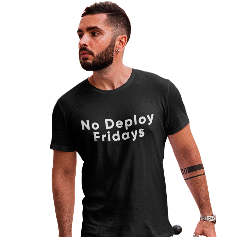 T-SHIRT QUALITY No Deploy Fridays R$74,90 em Estilo de TI