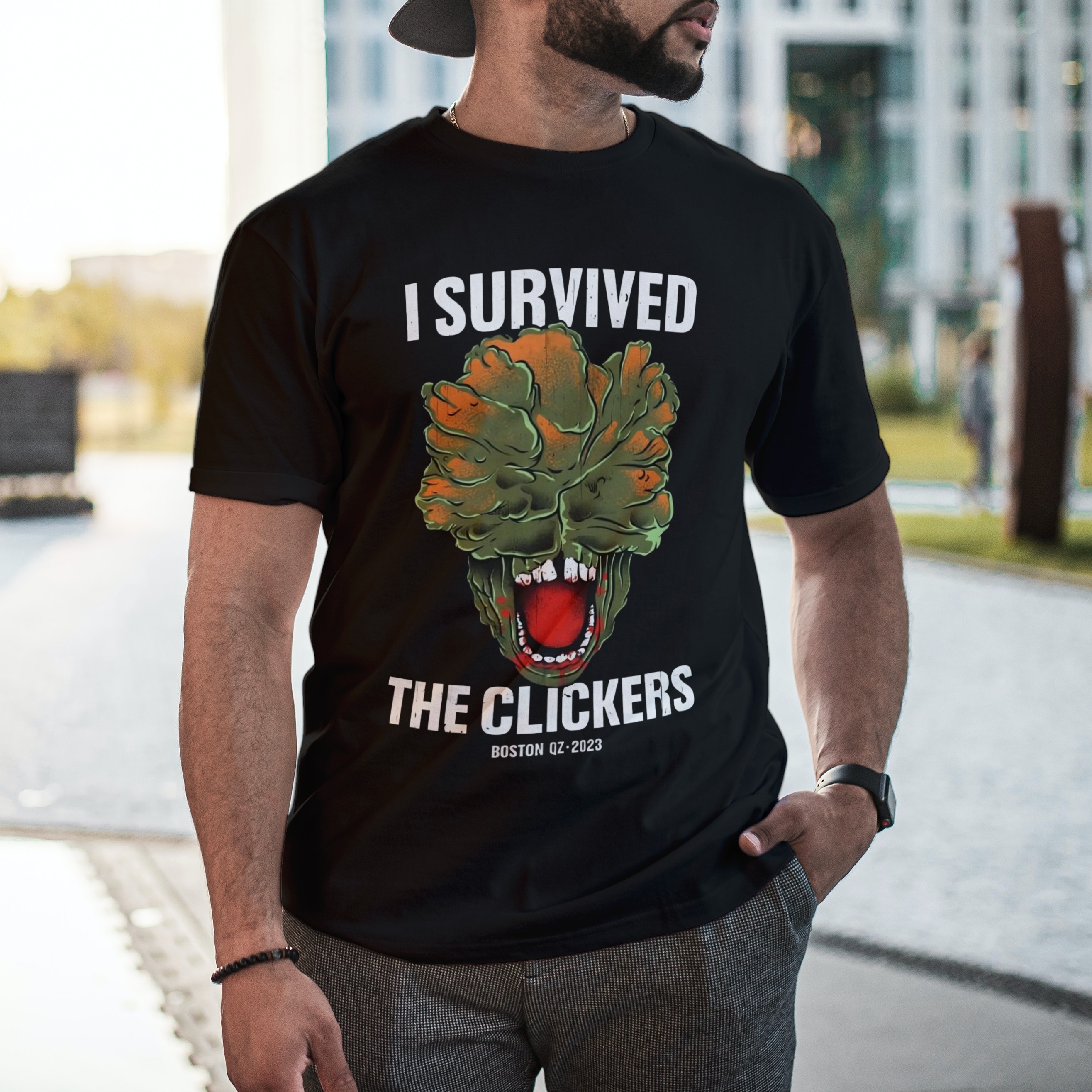 T-Shirt Classic Camiseta The Last Of Us - Clickers em