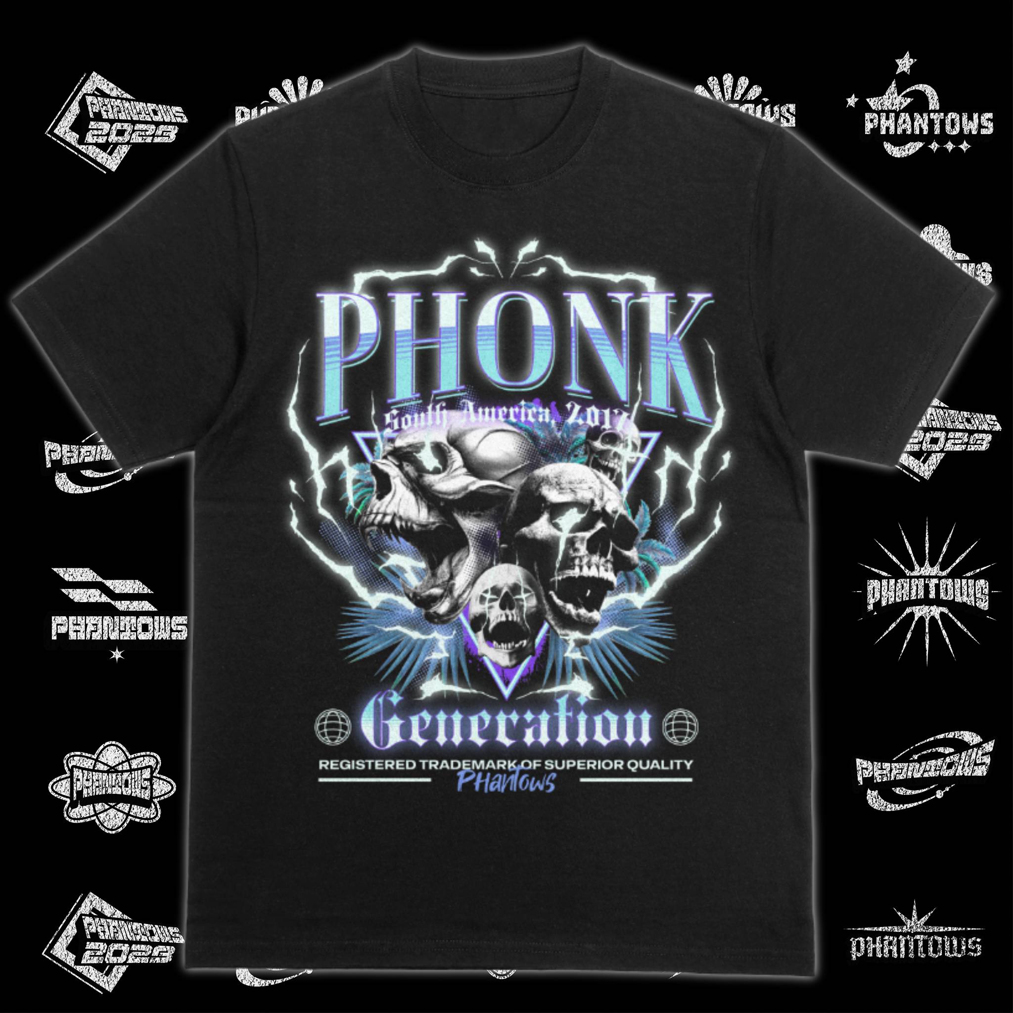 T-Shirt Classic CAMISA PHONK GENERATION em Phantows