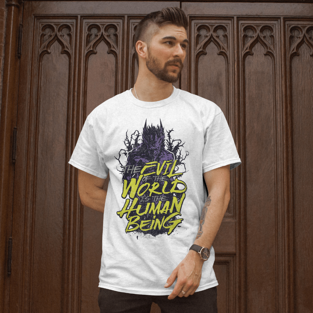 T-Shirt Classic CAMISA THE EVIL HUMAN em Phantows