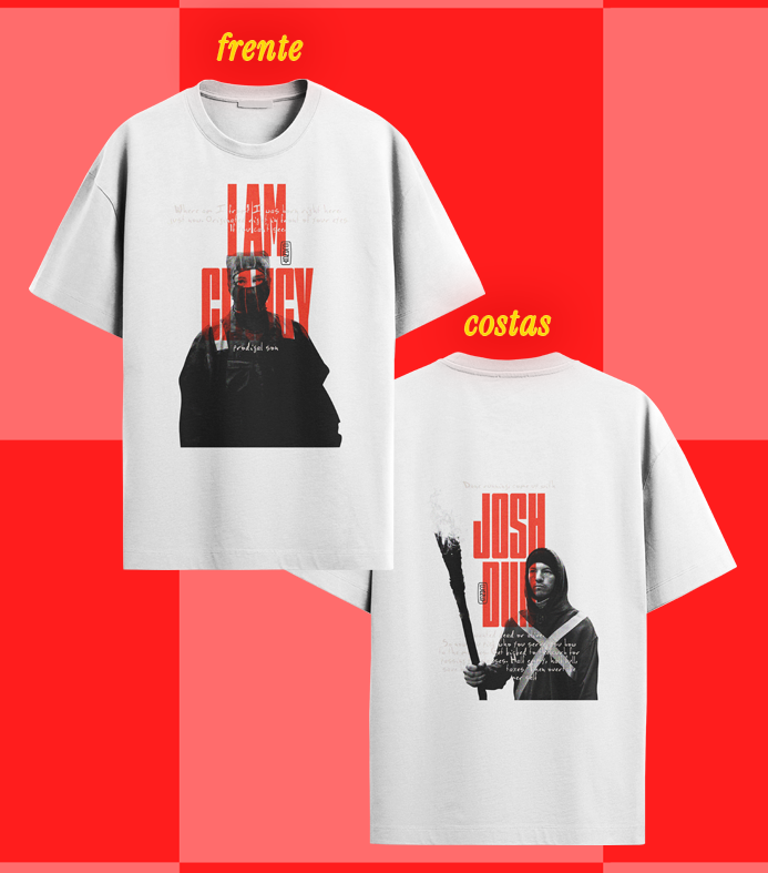 Camiseta Oversized Overcompensate Oversized (I am Clancy / Done running ...