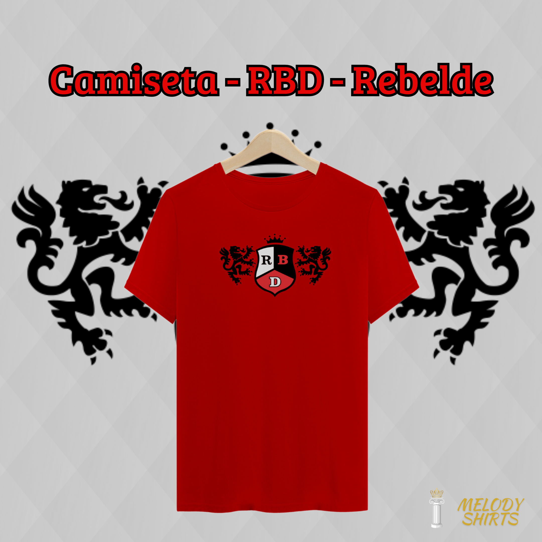 T-Shirt Classic Camiseta - RBD - Rebelde R$69,90 em