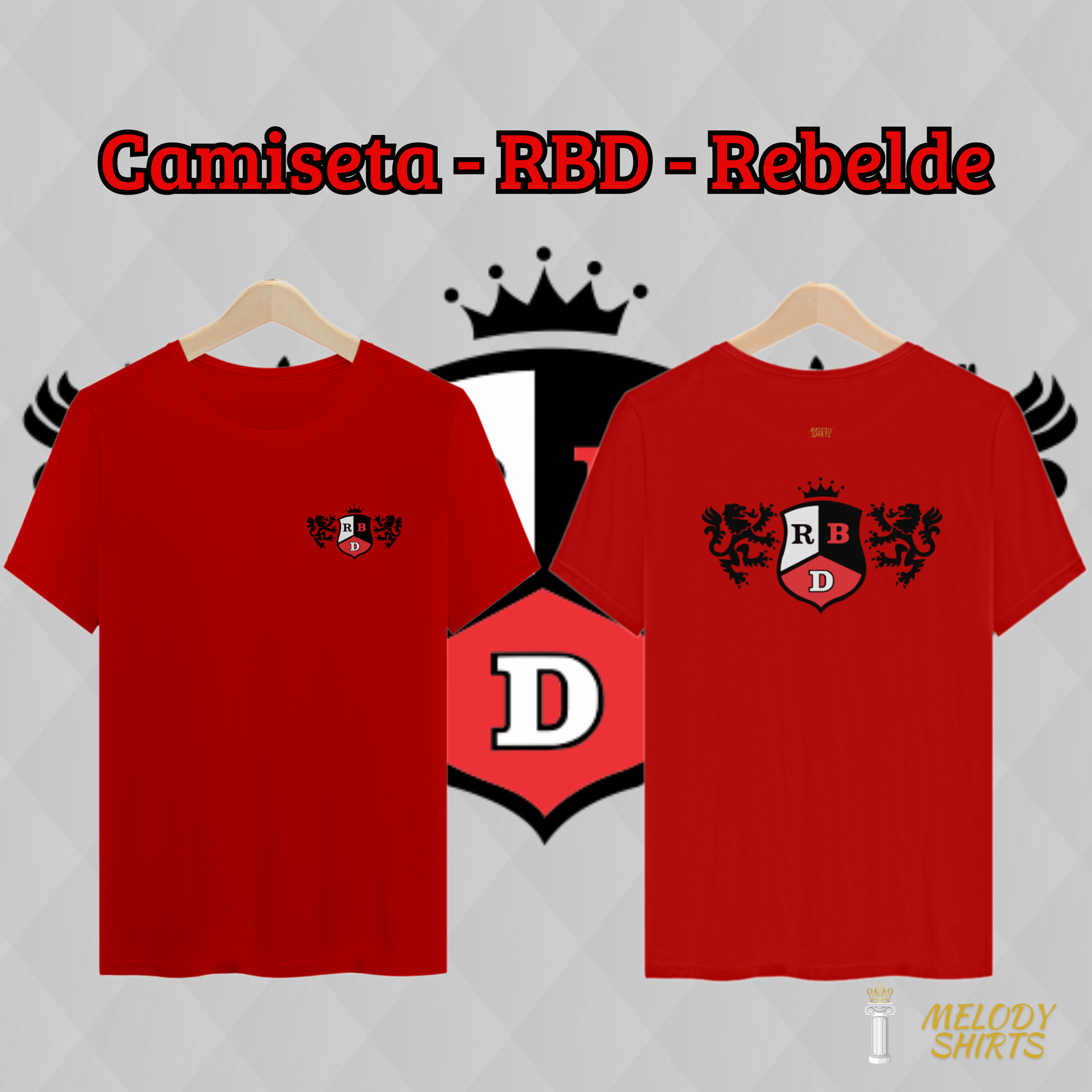T-Shirt Classic Camiseta - RBD - Rebelde R$69,90 em