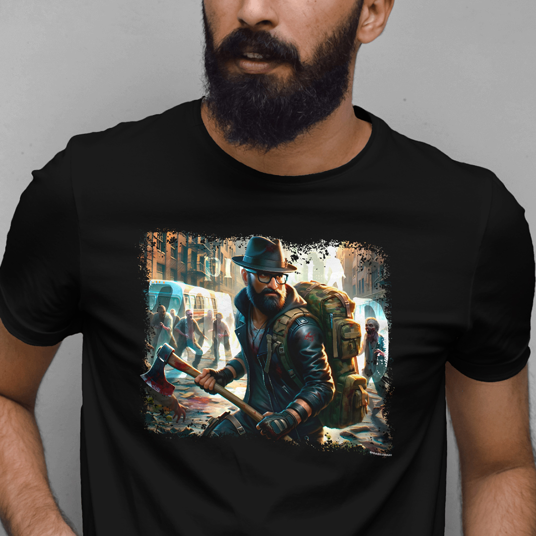 T-SHIRT QUALITY Camiseta Marks Brabo Lenhador Project Zomboid R$79,90 ...