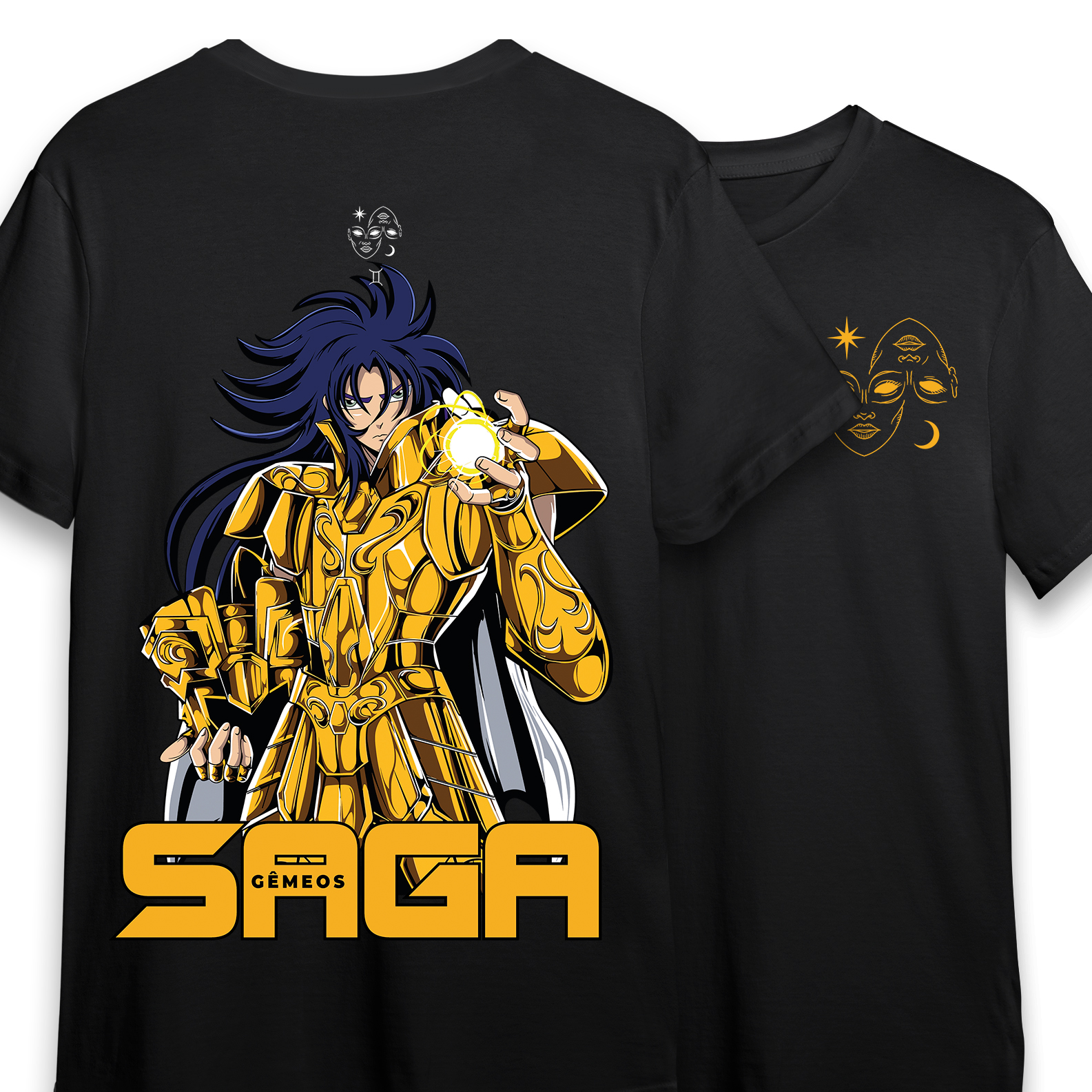 T-Shirt Classic Camisa Saga de Gêmeos - Saint Seiya R$85,00 em Altered ...
