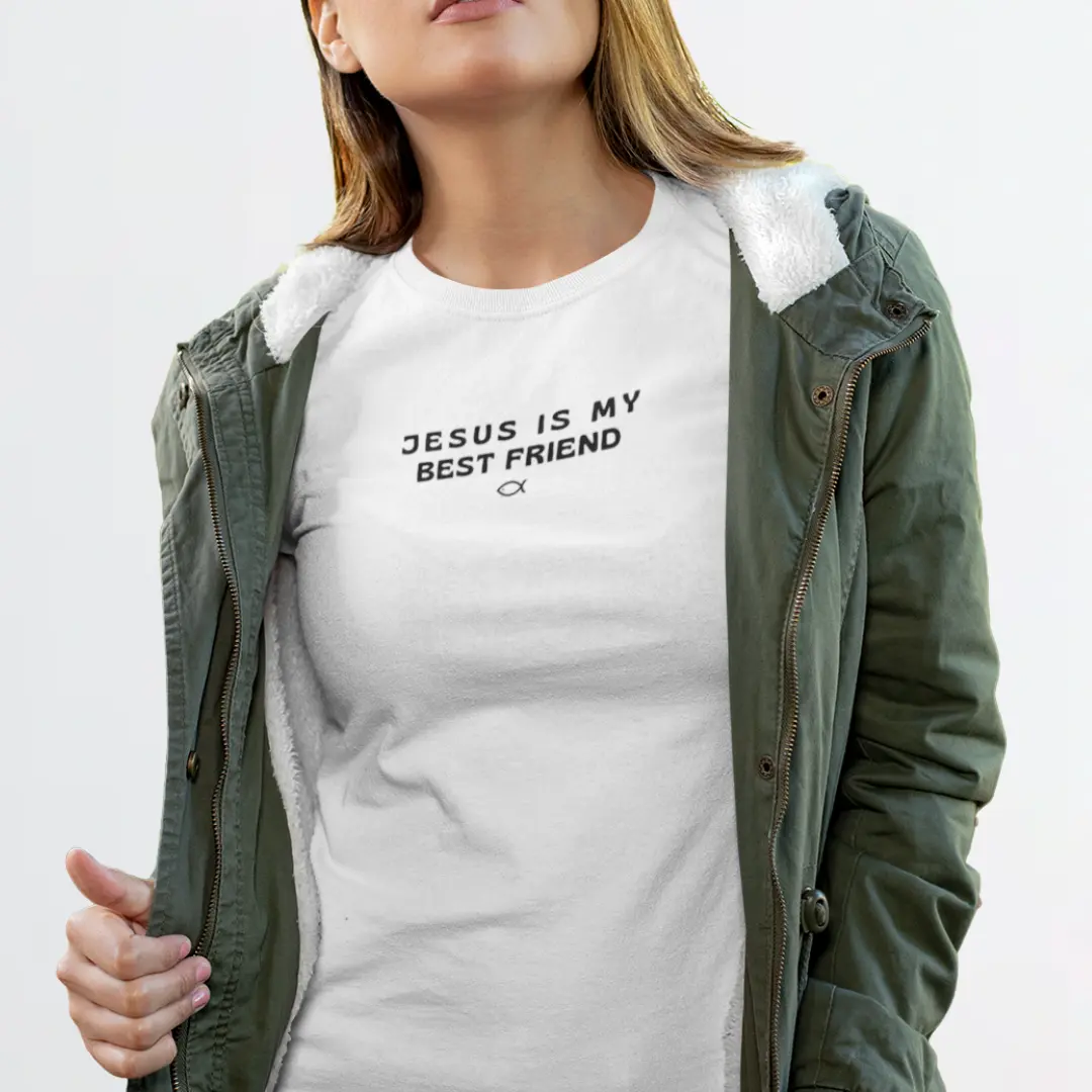 T-Shirt Quality Jesus is my best friend em Store Abba