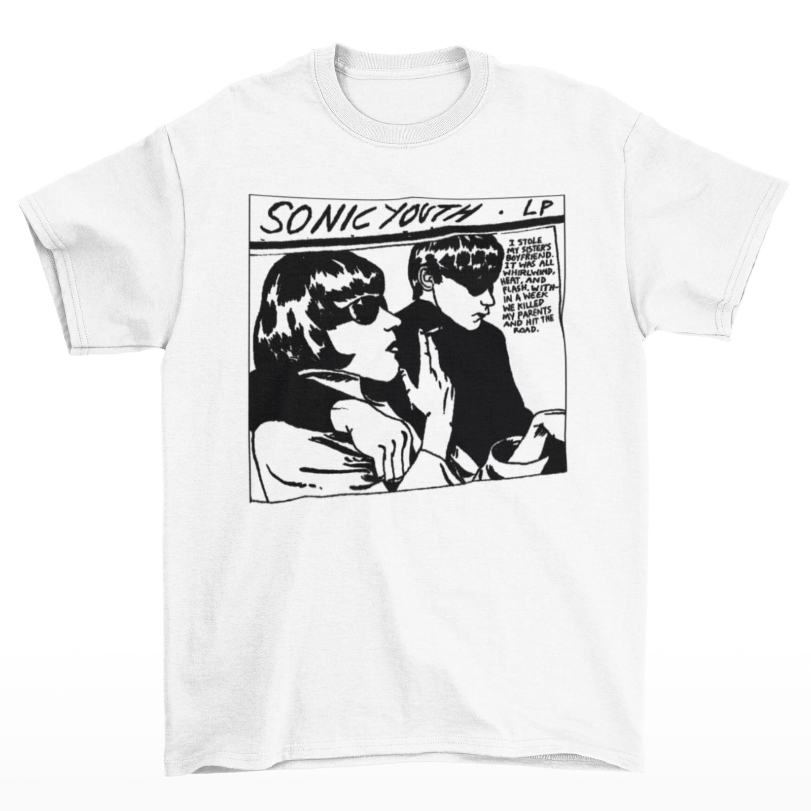 T-Shirt Quality T-shirt inspiration Sonic Youth unissex em Rocket wear