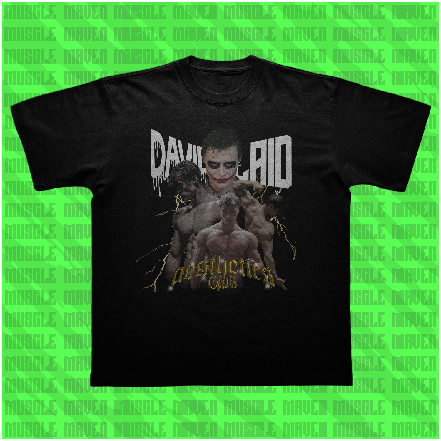 T-SHIRT QUALITY David Laid ''Joker'' - Classic R$59,90 em Muscle Maven